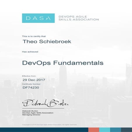 Dev ops certificate | PDF