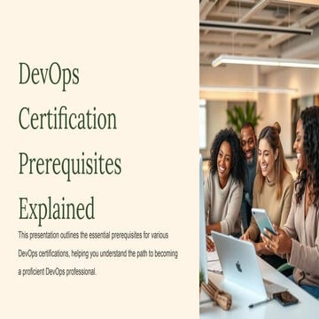 Devops Certification Prerequisites Essential Guide To Get Started Ppt