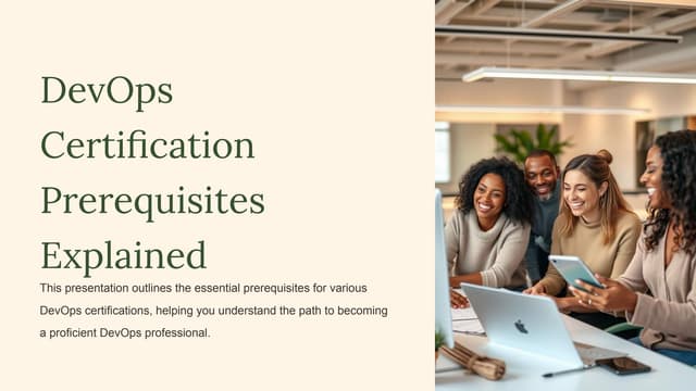 Devops Certification Prerequisites Essential Guide To Get Started Ppt