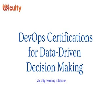 DevOps Certifications for Data-Driven Decision Making.pptx