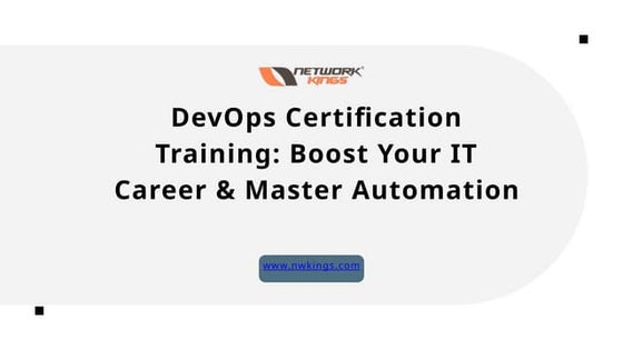 Strategic DevOps Certification Pathways for Experienced IT Professionals.pptx