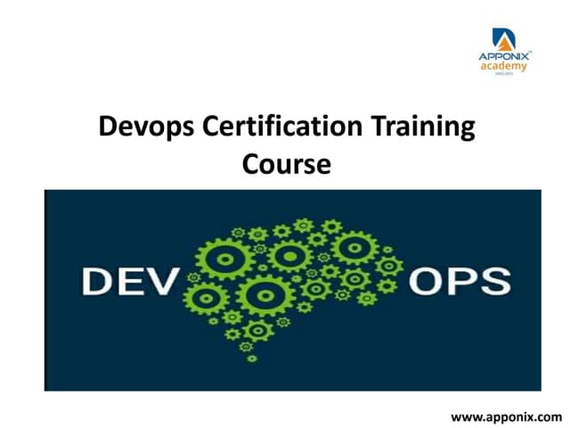 Devops Certification Training Course1 Ppt