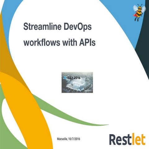 Devops D Day Streamline Devops Workflows With Apis Ppt