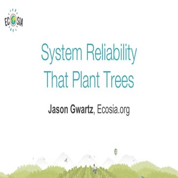 System Reliability That Plants Trees | PPTX