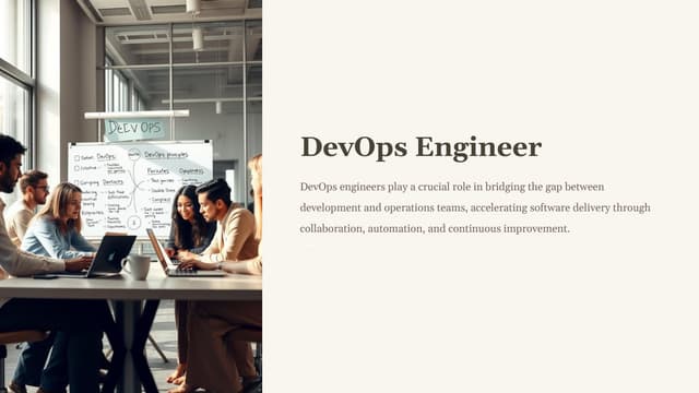 Devops Engineer Career Path And Overview Pdf