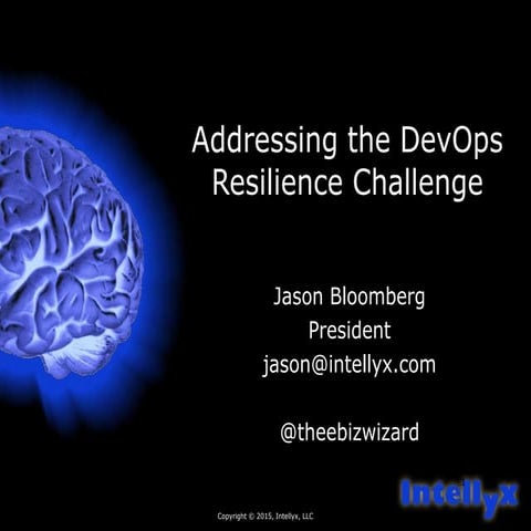 Addressing the DevOps Resilience Challenge | PPT
