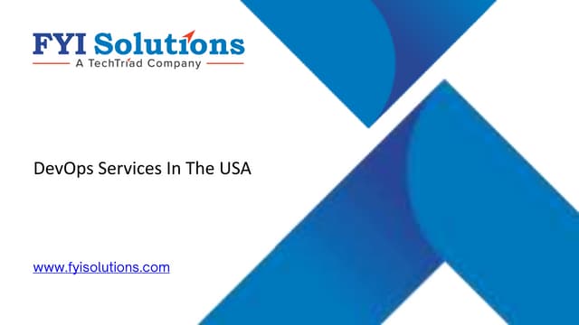 Devops Services Streamlining Operations For Us Businesses Ppt