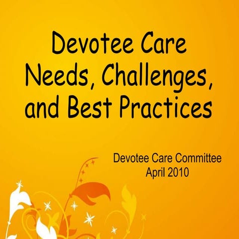 Devoteecare Global - 2010 | PPT