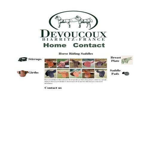 Devoucoux girths | PDF