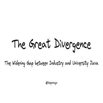 Devoxxuk 2023 Java Divergencepdf 