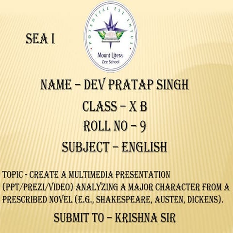 DEV PRATAP SINGH SEA II.pptxFFNGDTFHVGDYFH | PPT