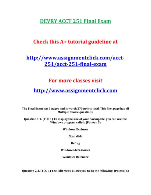 Tally Questions Paper in English {30 Questions} | PDF