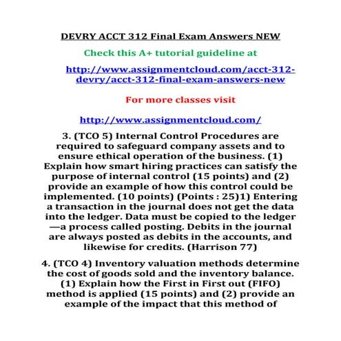 Acct 212 final exam 100% correct answer | PDF