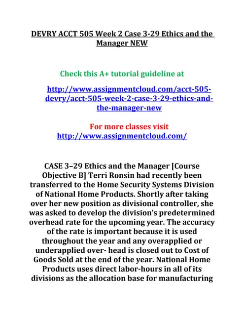 Stayer acc 560 week 7 homework chapter 11 | PDF