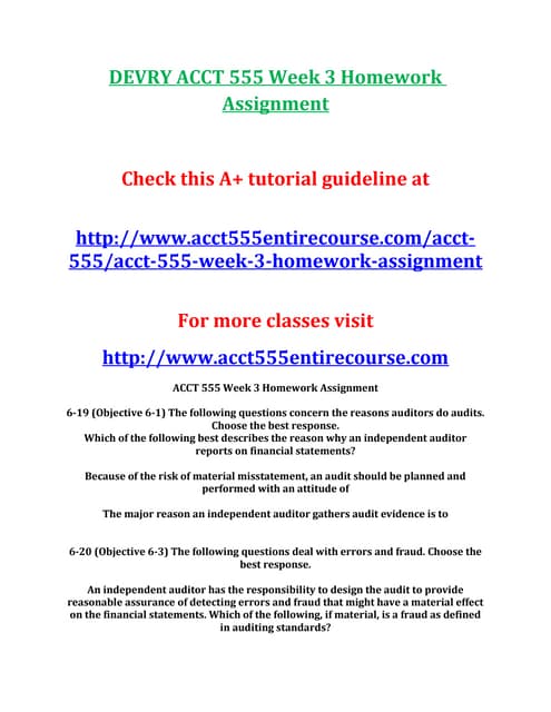 Acc 422-week-1-summary | PPT