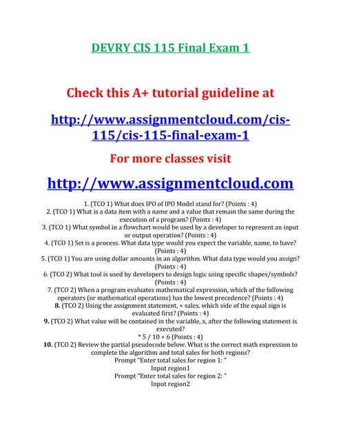 CAPE Computer Science Unit 1 Paper 1 - Practice Paper | PDF