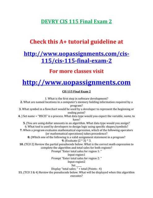 CAPE Computer Science Unit 1 Paper 1 - Practice Paper | PDF