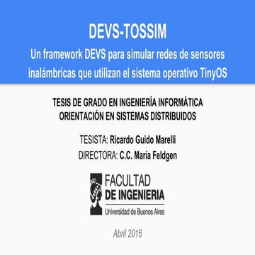 DEVS-TOSSIM | PDF