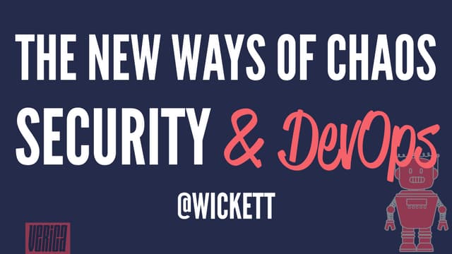 The New Ways Of Chaos Security And Devops Ppt 0783