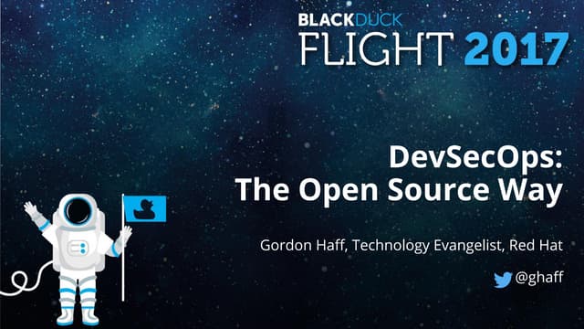 Devsecops The Open Source Way Ppt