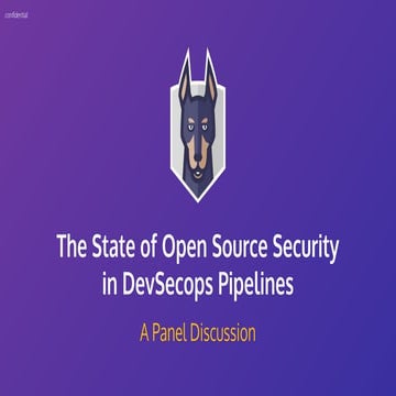 The State of Open Source Security in DevSecOps Pipelines: A Panel ...