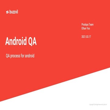 Android QA Process | PPT