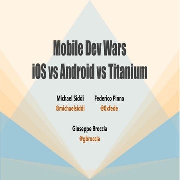Dev Wars - iOS vs Android vs Titanium | PDF | Operating Systems ...