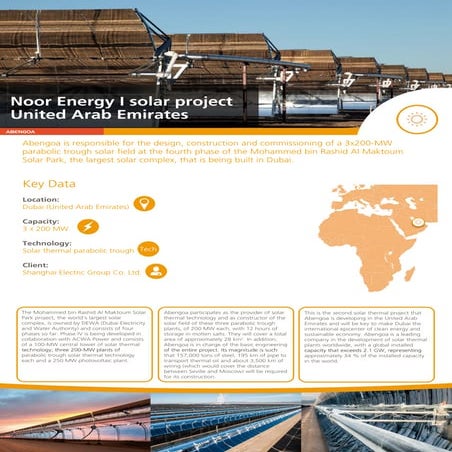 Noor Energy I solar project | PDF