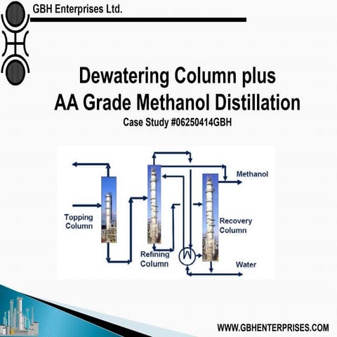 Design of Methanol Water Distillation Column | PDF