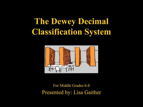 Dewey Decimal Classification System.ppt