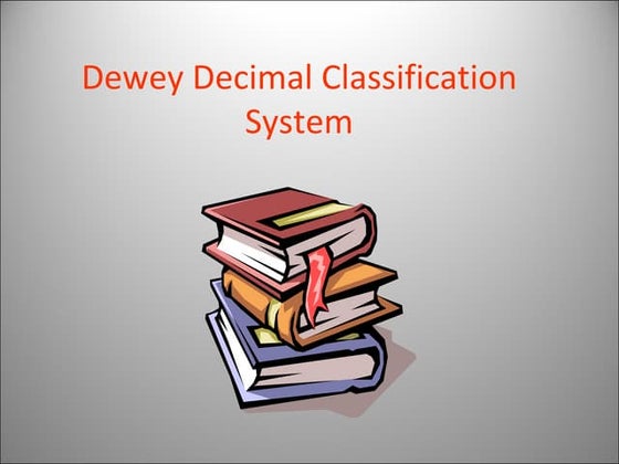 Dewey Decimal System | PPT