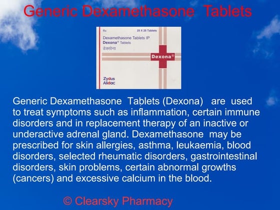 Dexamethasone: Drug study guide for Nurses | PPT