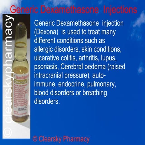 Dexamethasone: Drug study guide for Nurses | DOCX