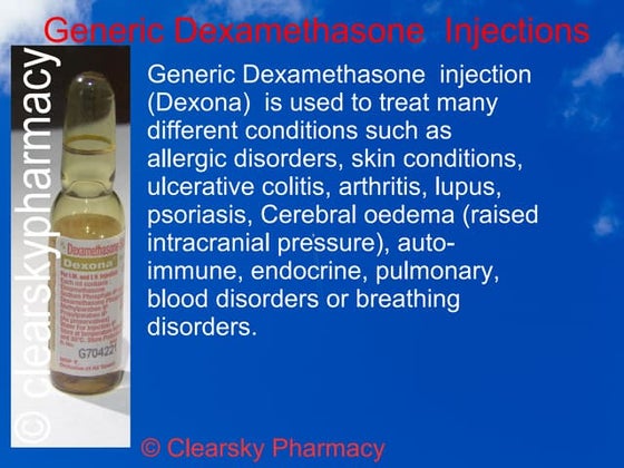 Dexamethasone: Drug study guide for Nurses | DOCX
