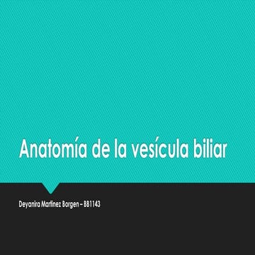 vias biliares irrigacion e inervacion ademas de drenja venoso | PPTX