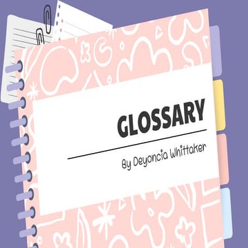 This is a Principle of Business Glossary | PPT