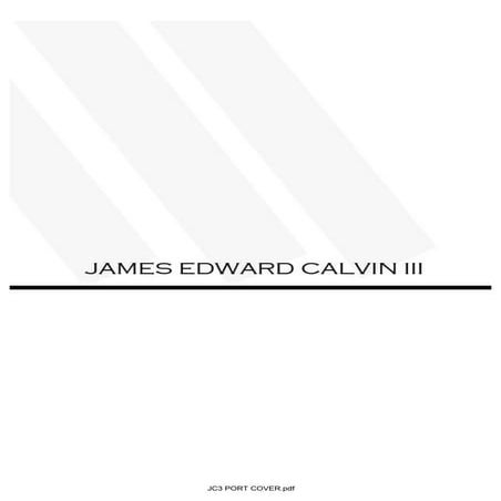 James Calvin III Portfolio | PDF