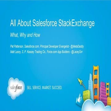Pushing the Boundaries: The Best of Salesforce StackExchange | PDF