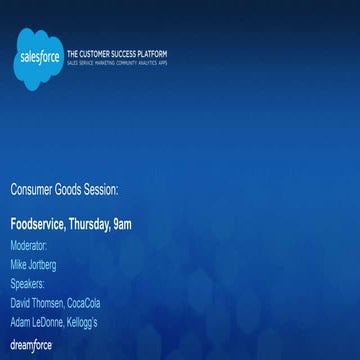 Sodexo Salesforce.com: Customer story | PPT