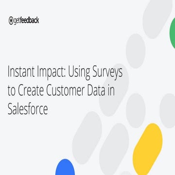Drive Revenue with a Voice of the Customer Program | PPTX