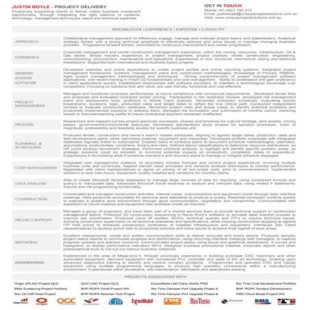 PERSONAL CAPACITY STATEMENT | PDF