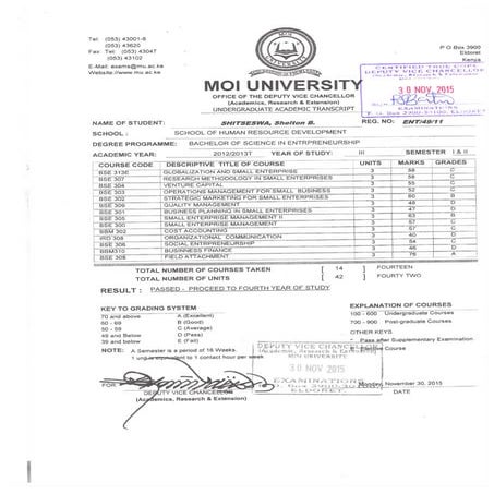 Year 3 Transcript Pdf