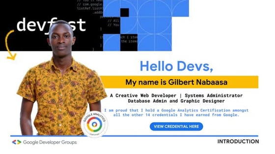 Gilbert Nabaasa presentations