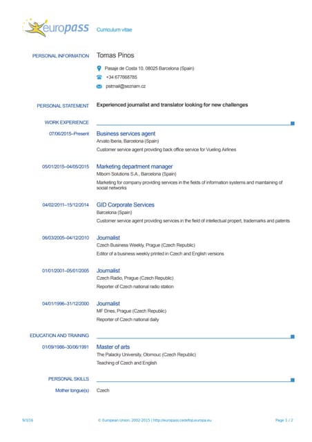 CV Chris van Oers | PDF