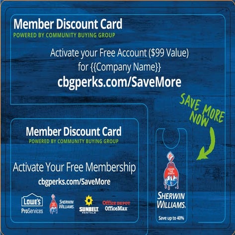 CBG Membership Card Mailer | PPT