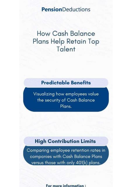 5 key points of Cash Balance Pension Plan | PDF
