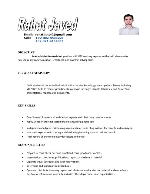 Rahat Javed presentations