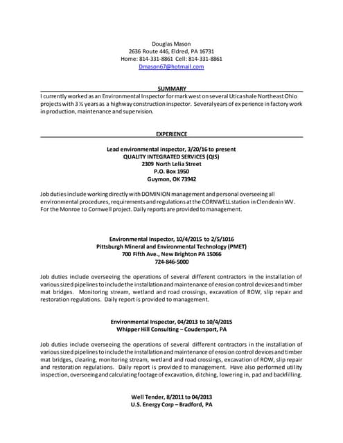 Romney Resume | RTF