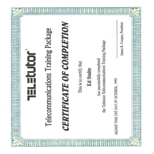 Telecommunications Training Package | PDF