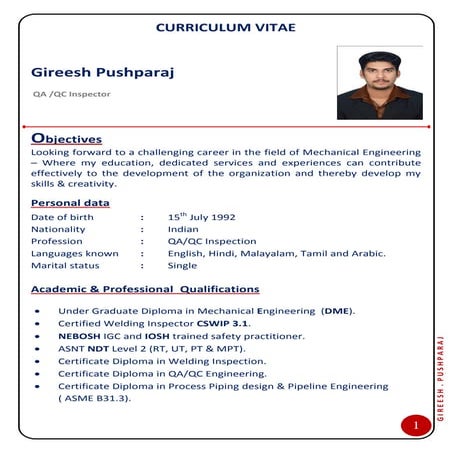 Aerospace Job requirement | PPT